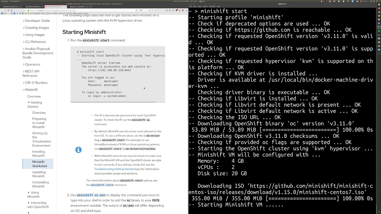 Learning OpenShift and Minishift - YouTube