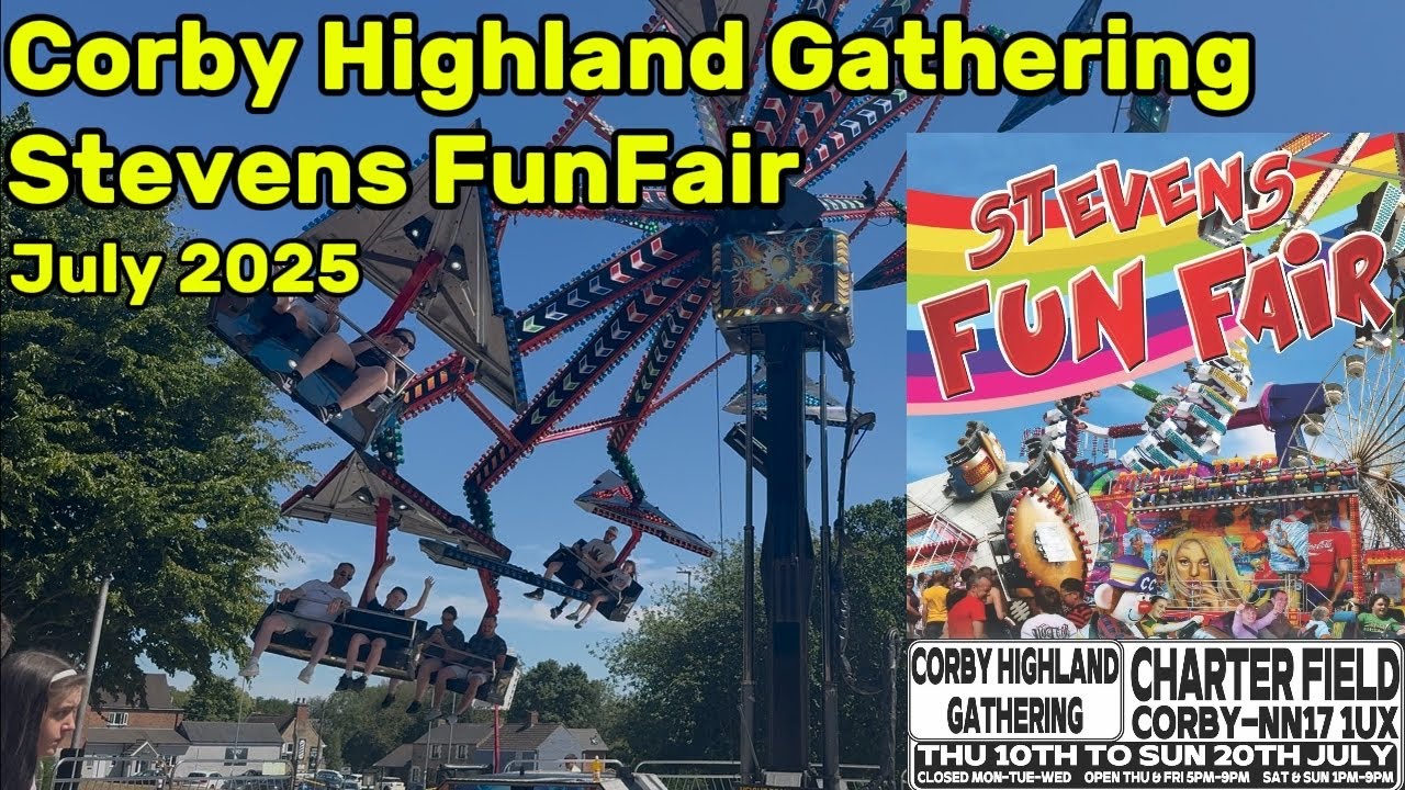 Stevens FunFair @ Corby Highland Gathering July 2025 #funfair # ...