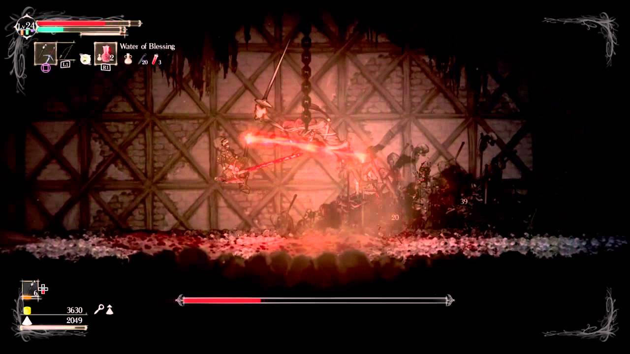 1st try The False Jester boss fight Salt and Sanctuary - YouTube