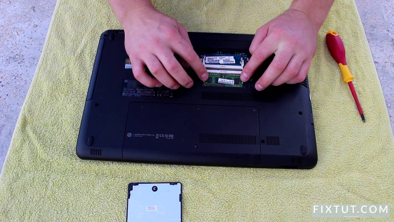 HP350 G1 RAM memory upgrade/replacement - FixTut.com - YouTube