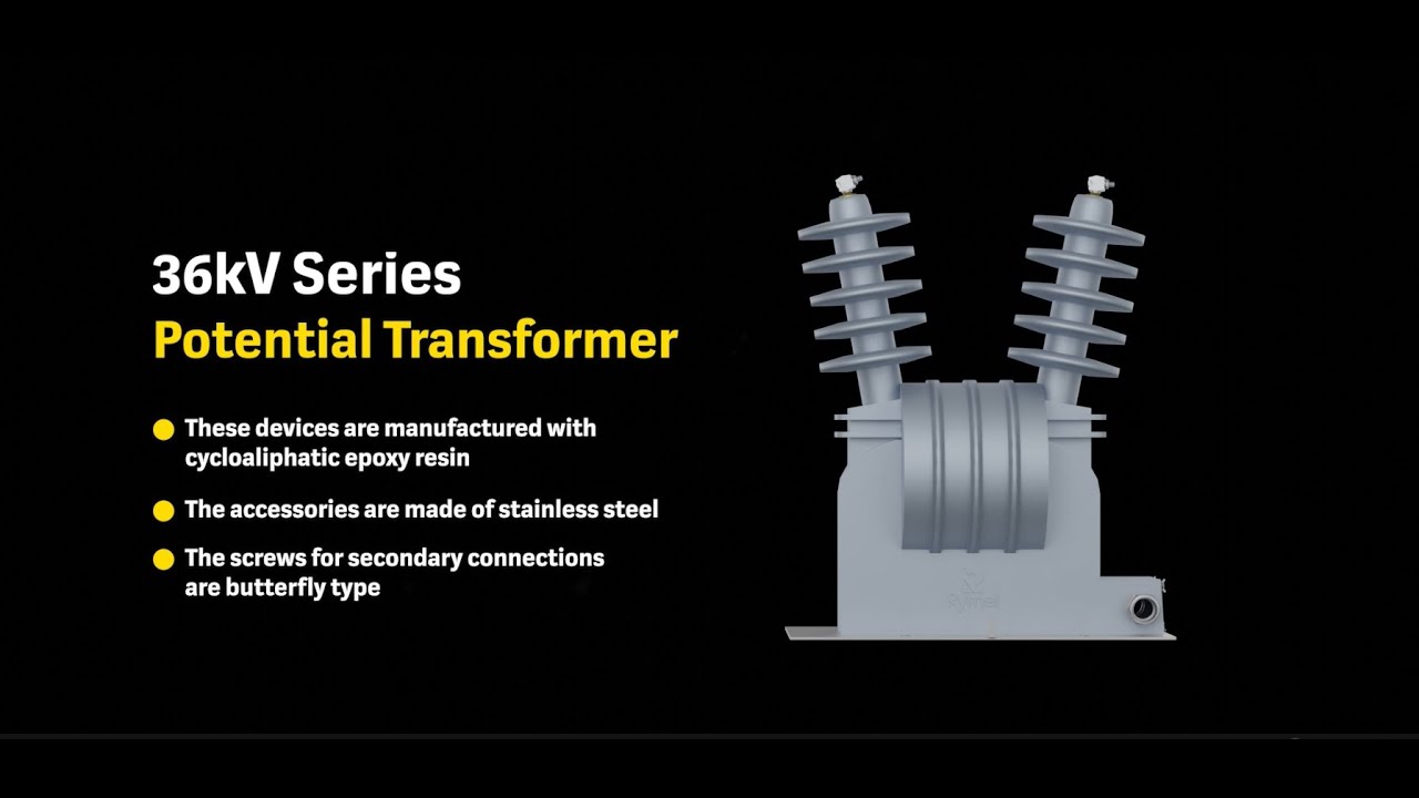 36 kV Outdoor medium-voltage potential transformers - YouTube