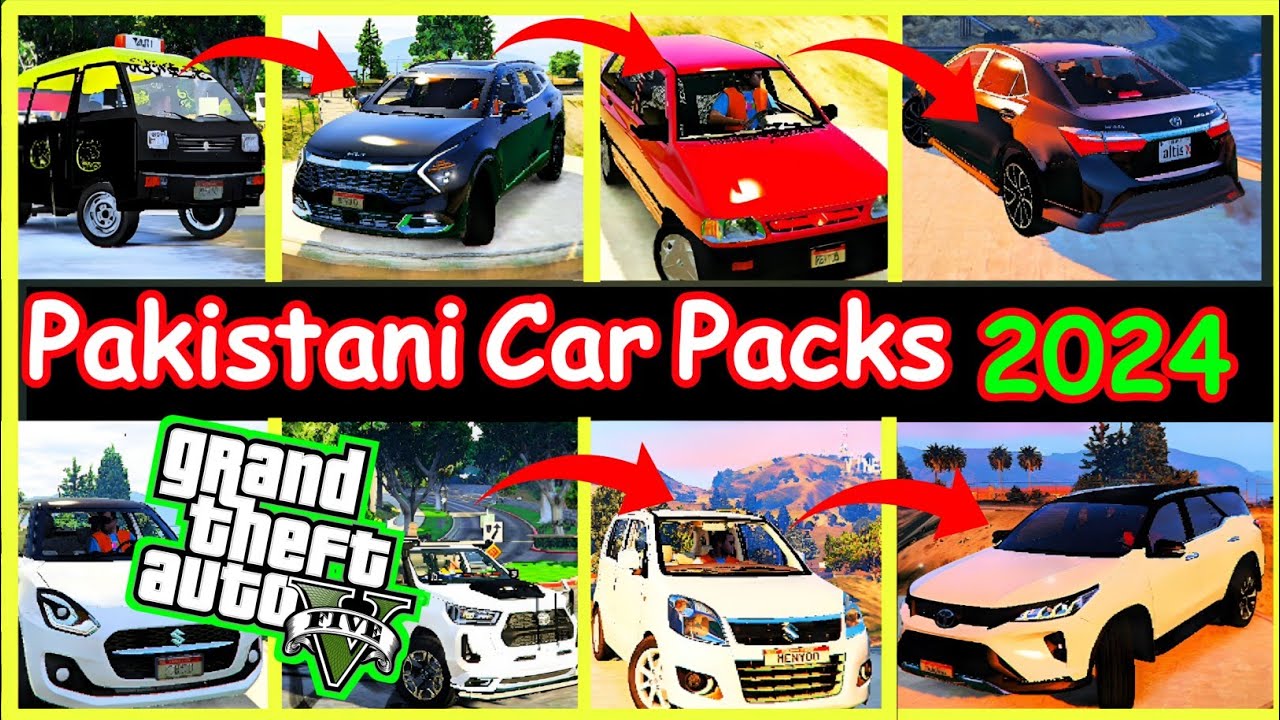 HOW TO INSTALL PAKISTANI CARS PACK GTA 5 2024 | 30+ Pakistani Cars ...