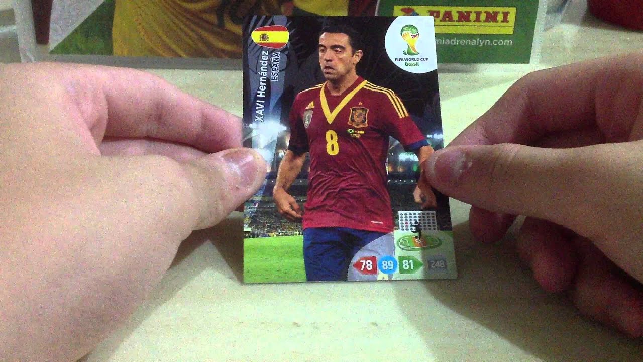 Code Giveaway Xavi Hernandez FIFA World Cup Trading Cards - YouTube