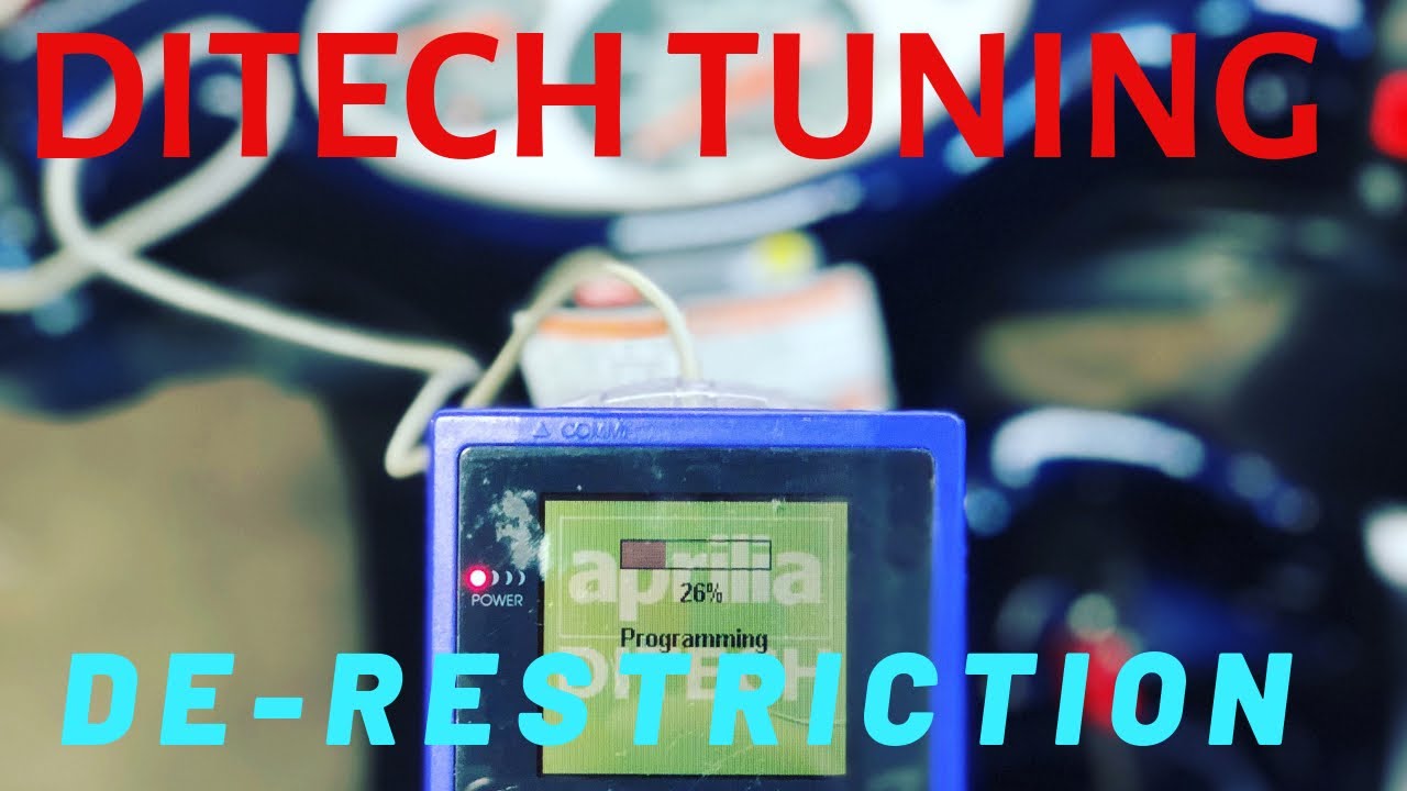 Aprilia DiTech Interface Derestriction Service - YouTube