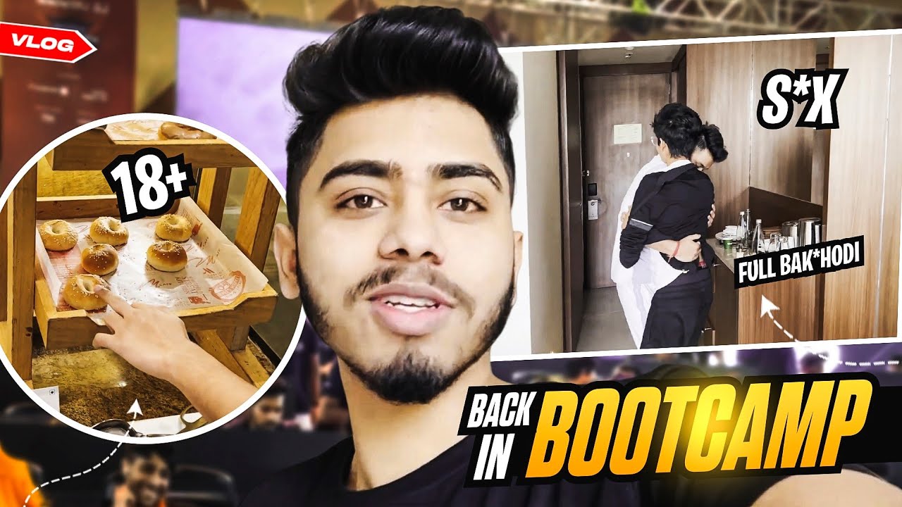 Back In Bootcamp | Full Bakchodi 🤣 |Day 4 Vlog | TEC PUBG Lan ...