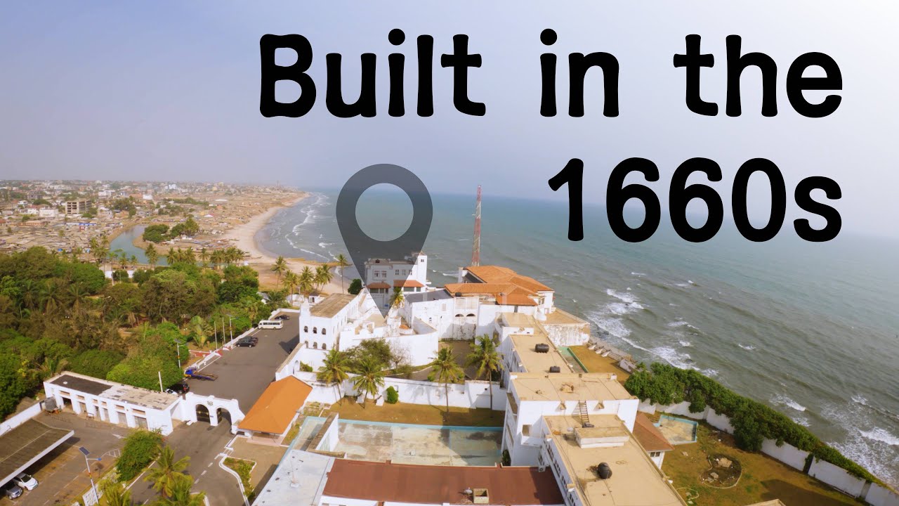 Historic Ghana's Fort Christiansborg (Osu Castle) - 4K Cinematic FPV ...