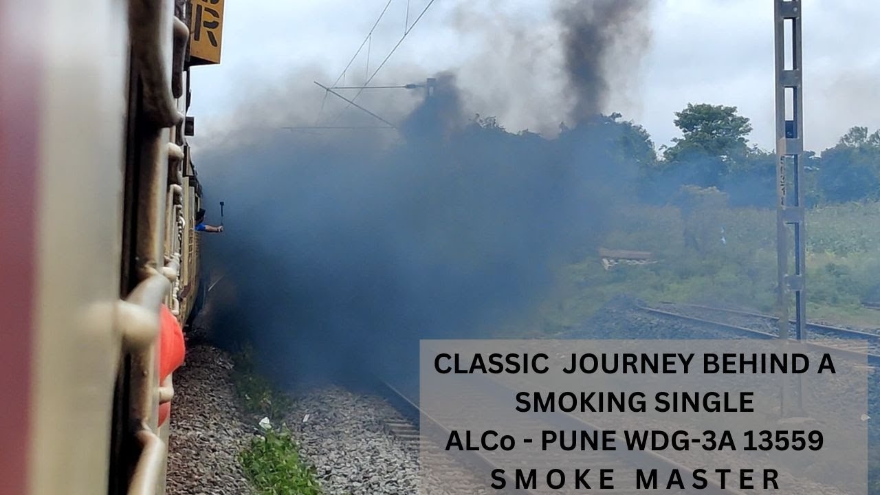 Ultimate Smoking Journey behind SINGLE ALCo | Pune WDG-3A | ICF Sounds ...