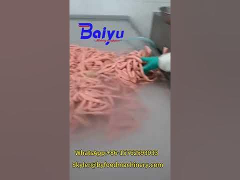 Sausage Production line, Sausage Factory - YouTube