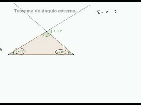 Teorema do ângulo externo - YouTube