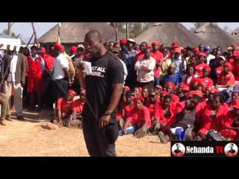 Temba Mliswa addresses MDC rally in Chivhu - YouTube