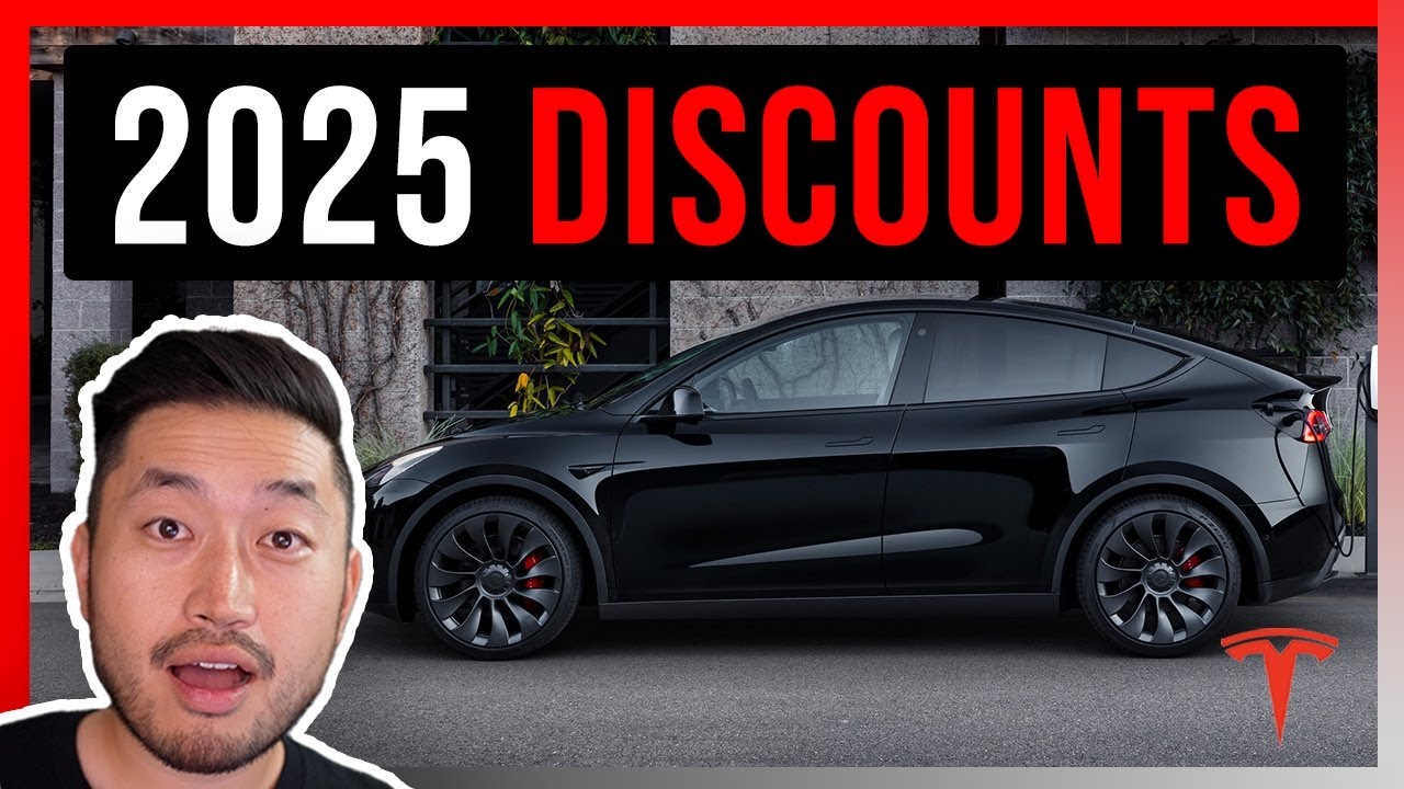GIVEAWAY: FRESH TESLA DISCOUNTS! 2025 Models Too! - YouTube