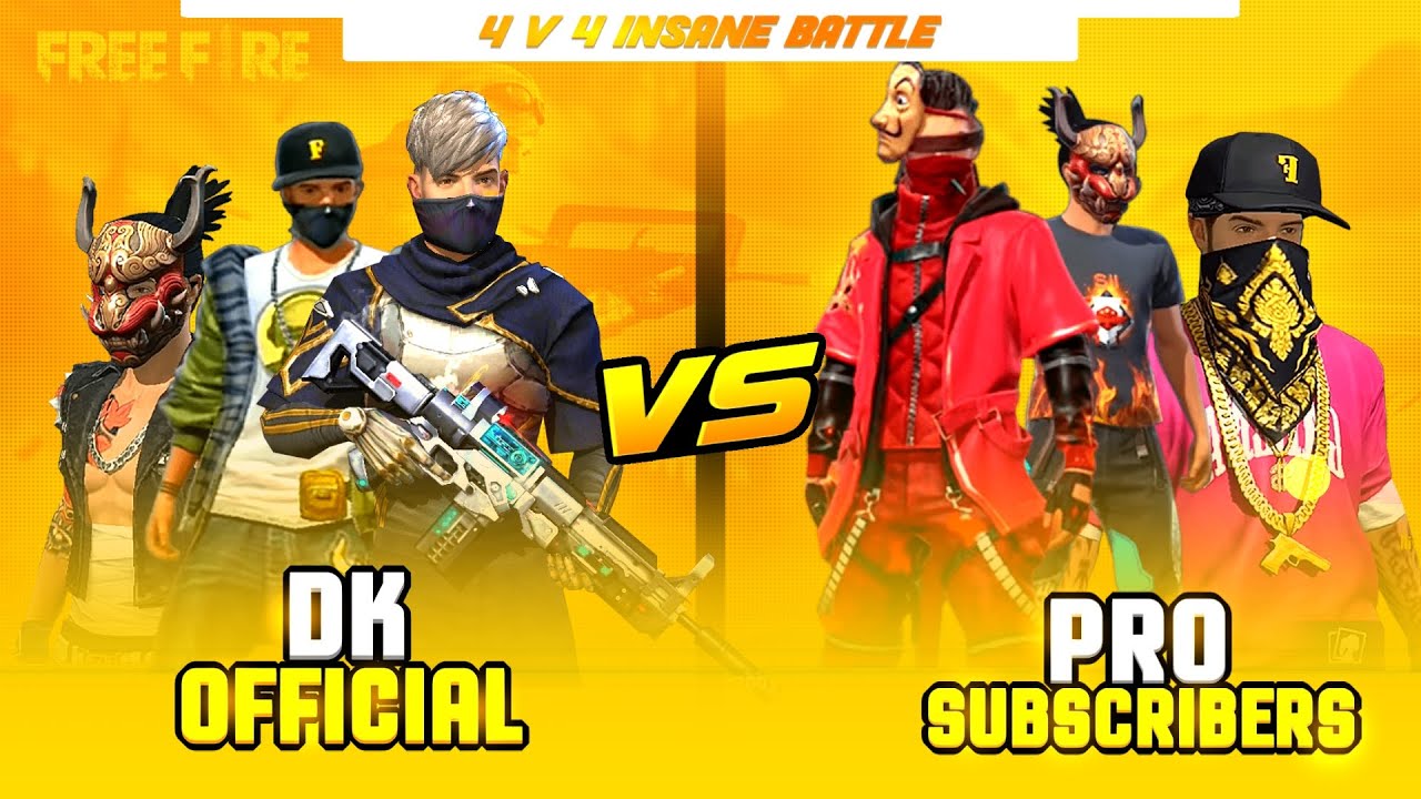 Dk Official Vs Pro Subscribers || Searching For Underated Players ...