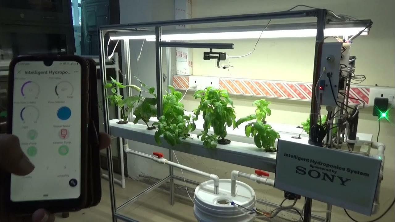 Machine learning and IoT enabled hydroponics system using Sony Spresense - YouTube