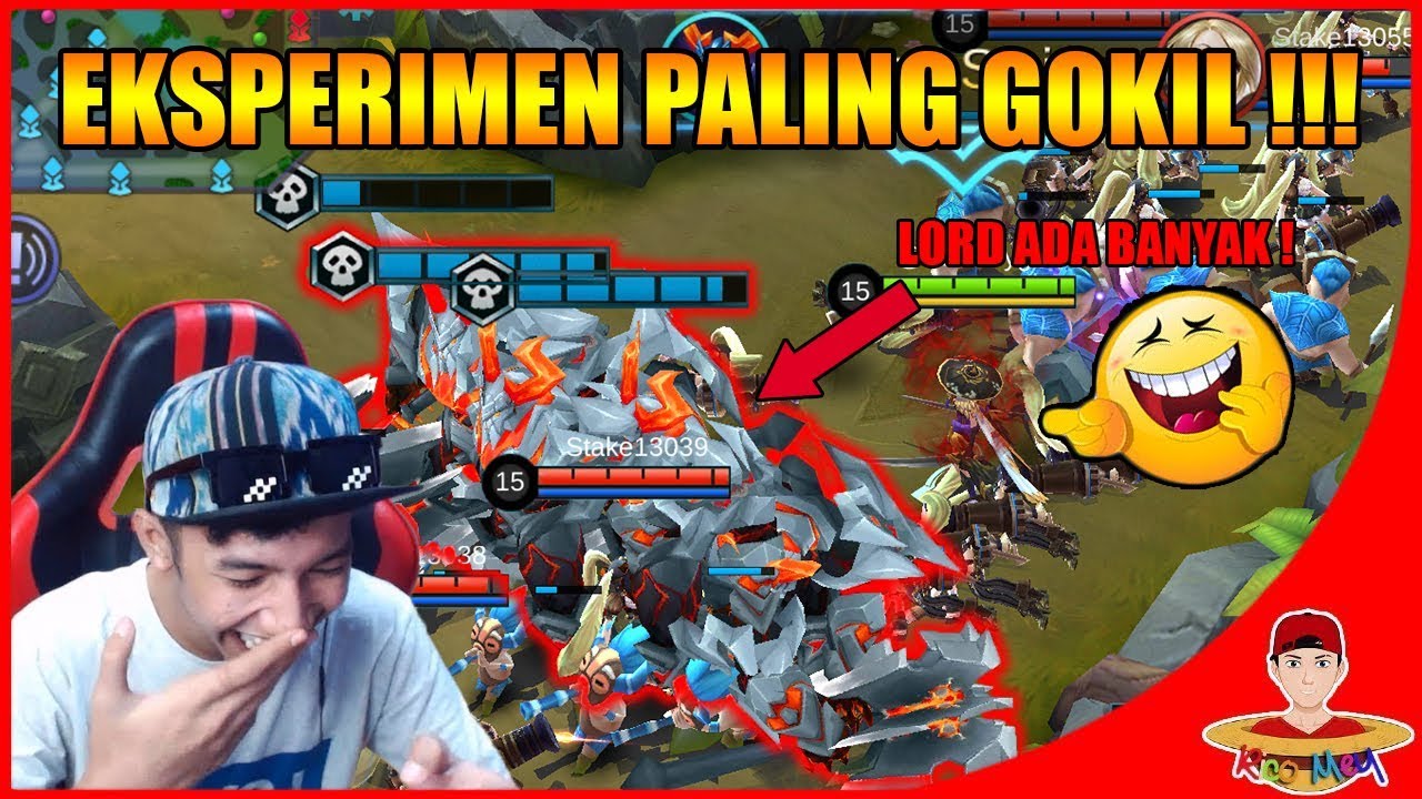 EKSPERIMEN GOKIL BANGET LORDNYA ADA BANYAK wkwk - Mobile Lgends ...