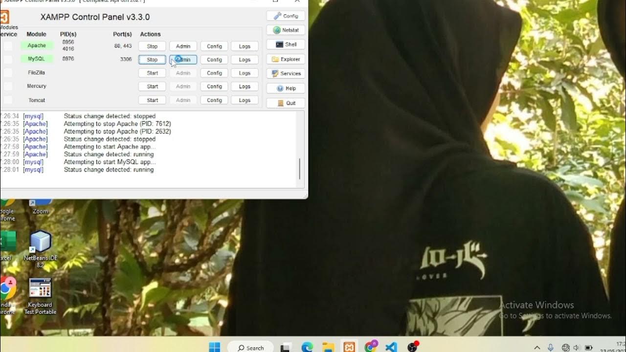 tutorial menginstal XAMPP di laptop - YouTube