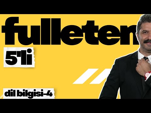 Fulleten 5'li | Dil Bilgisi - 4 | RÜŞTÜ HOCA