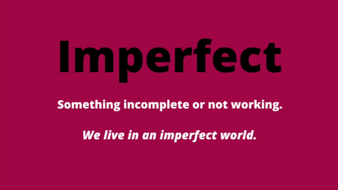 Learn English Vocabulary - Imperfect - YouTube