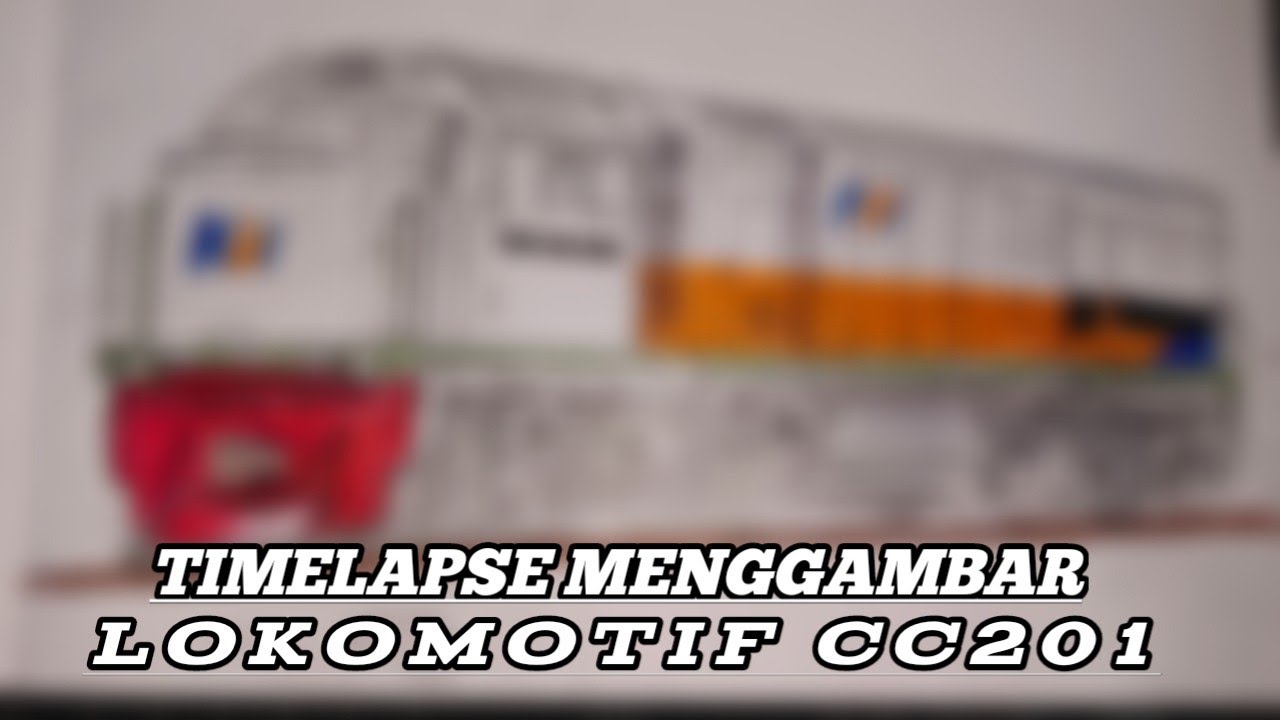 CARA MENGGAMBAR LOKOMOTIF CC201 DENGAN MUDAH #ARAPHChanel # ...