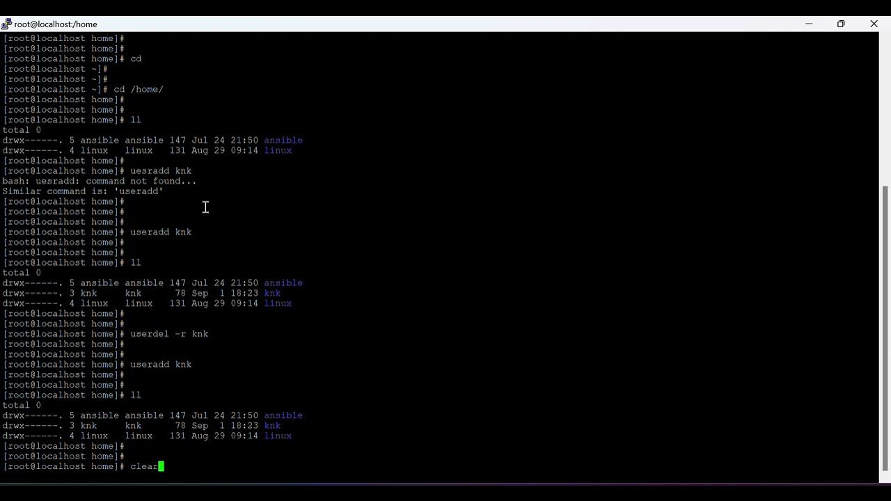 Linux User Management using USERADD and USERDEL | Troubleshooting user already exists issue ...