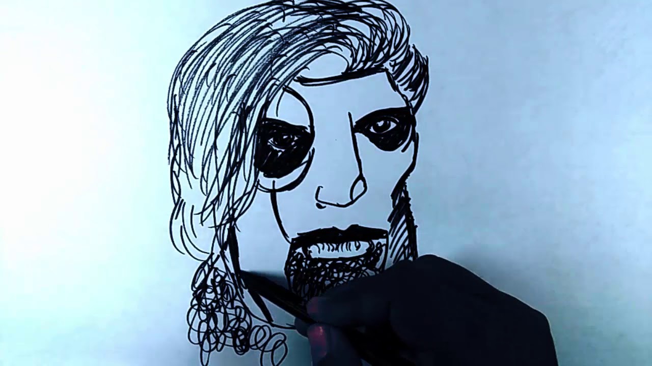 Scary Drawings 44 - How To Draw ZOMBIE with marker - CREEPYPASTA - YouTube