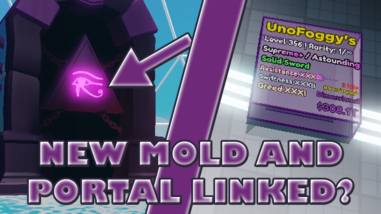 NEW MOLD AND PORTAL LINKED? - Roblox Sword Factory X - YouTube