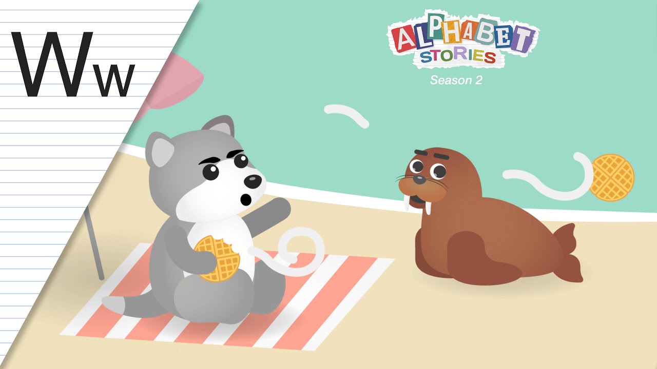 Letter W | English Alphabet Stories | Preschool Vocabulary Learning for ...