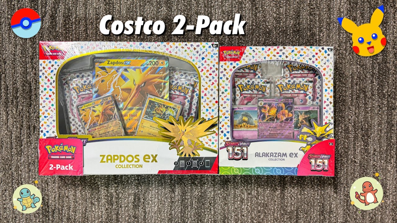 Pokemon Scarlet & Violet 151 Costco 2-Pack Unboxing! - YouTube