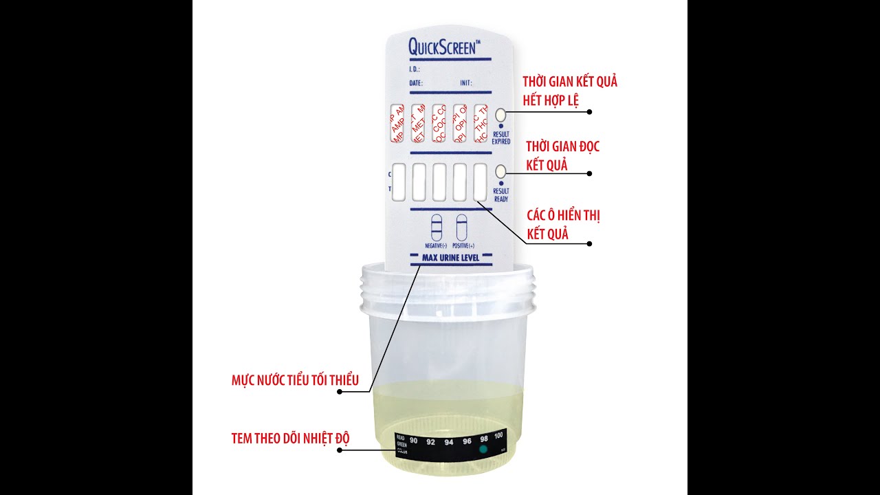 HDSD kiểm tra nghiện matúy 5 trong 1 Phamatech QuickScreen One step 5 ...