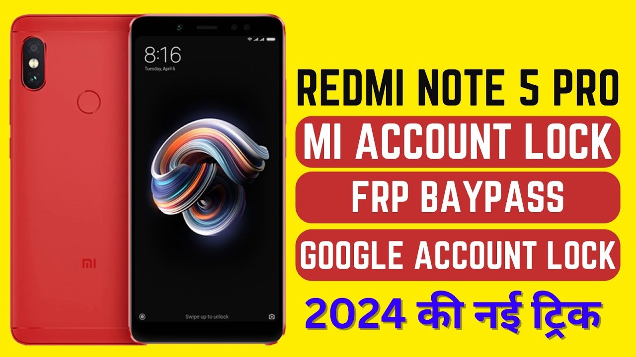 MI Note 5 Pro MI Account Bypass miui 10 or 11,Redmi Note 5 Pro Frp ...