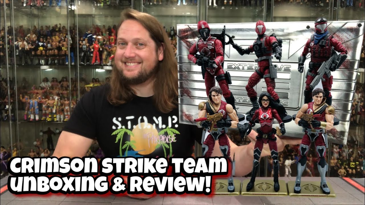 Crimson Strike Team GIJOE Classified Unboxing & Review! Baroness, Tomax ...