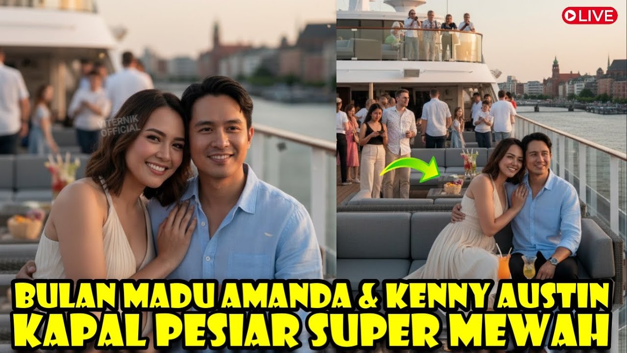 Bulan Madu Amanda & Kenny Bak Drama Korea! Naik Kapal Pesiar Mewah ...