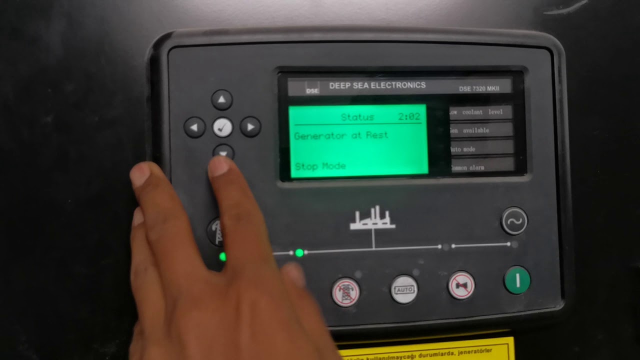 Cranking Test 1500kVA Genset Machine - YouTube