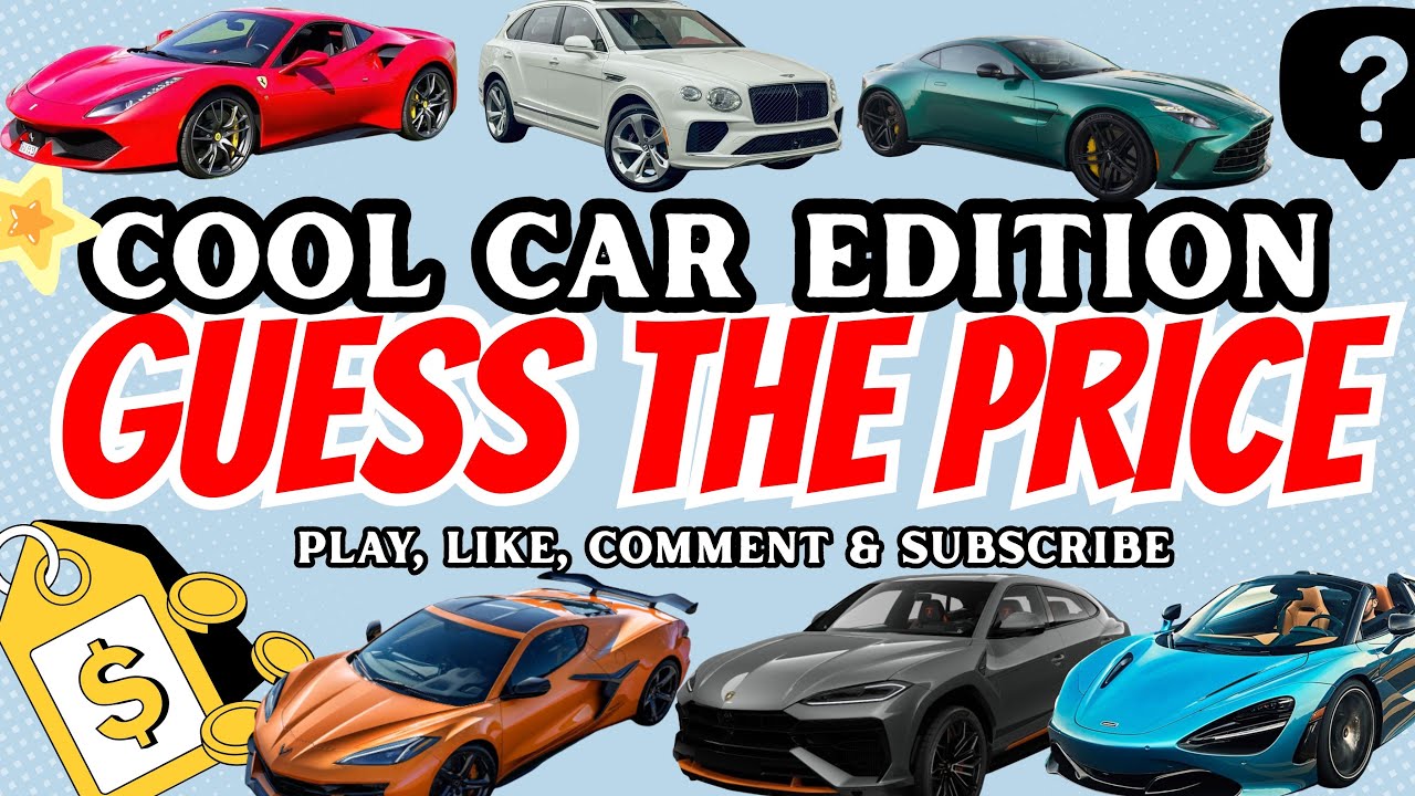 Guess the Price - Cool Car Edition - YouTube