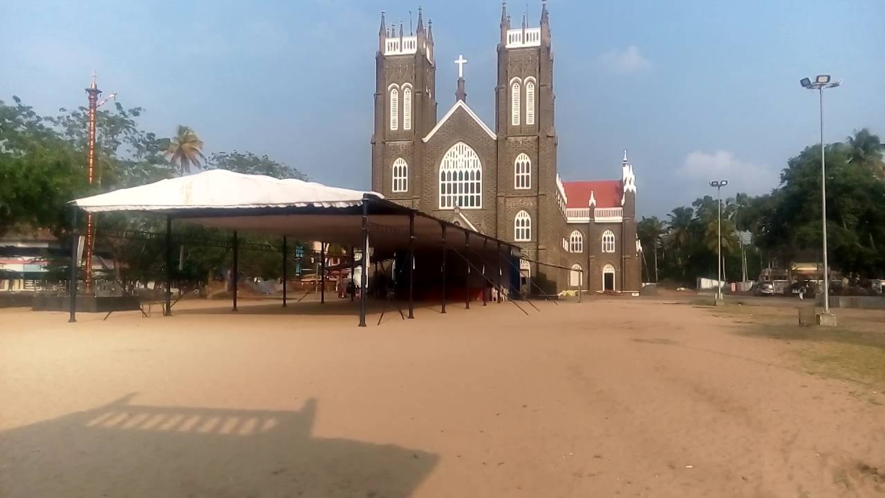 ARTHUNGAL BASILICA. ARTHUNGAL BEACH,ALAPPUZHA DISTRICT,KERALA,INDIA ...