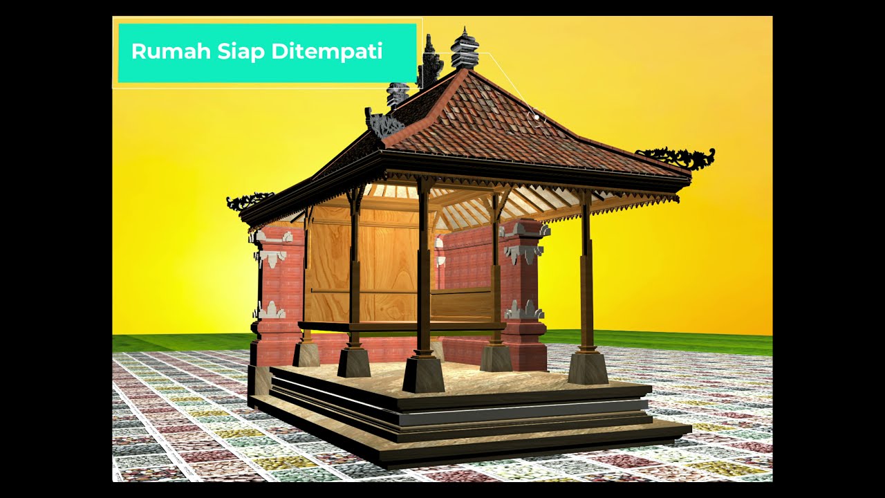 Model Bale Dangin/Bale Saka 6/Bale Sari in Bukian Village, Payangan ...