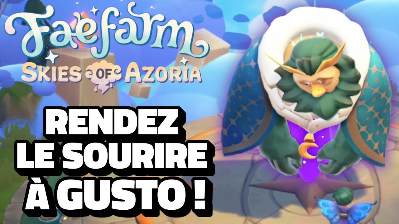 Voici comment rendre Gusto heureux ! - Fae Farm Skies of Azoria - YouTube