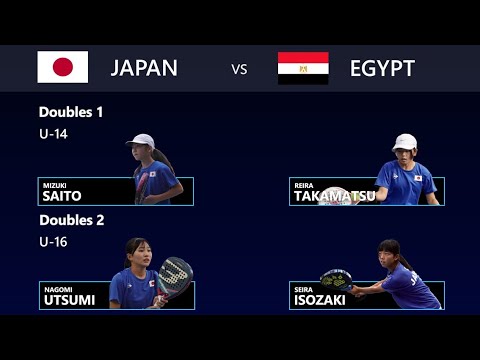 XIV Junior World Championship Japan vs Egypt U14 2nd set 〜 - YouTube