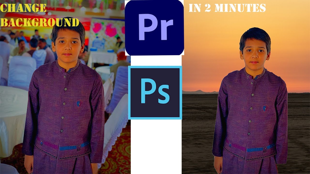 How To CHANGE BACKGROUND in Photoshop 2020 - Background Change Easy ...