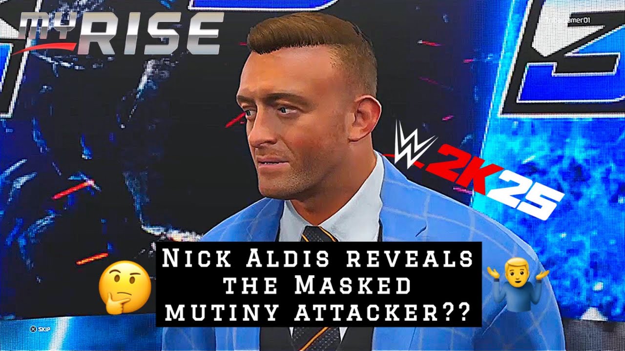 WWE 2K25 MyRise Part 5: The Masked Mutiny is revealed to be??? - YouTube