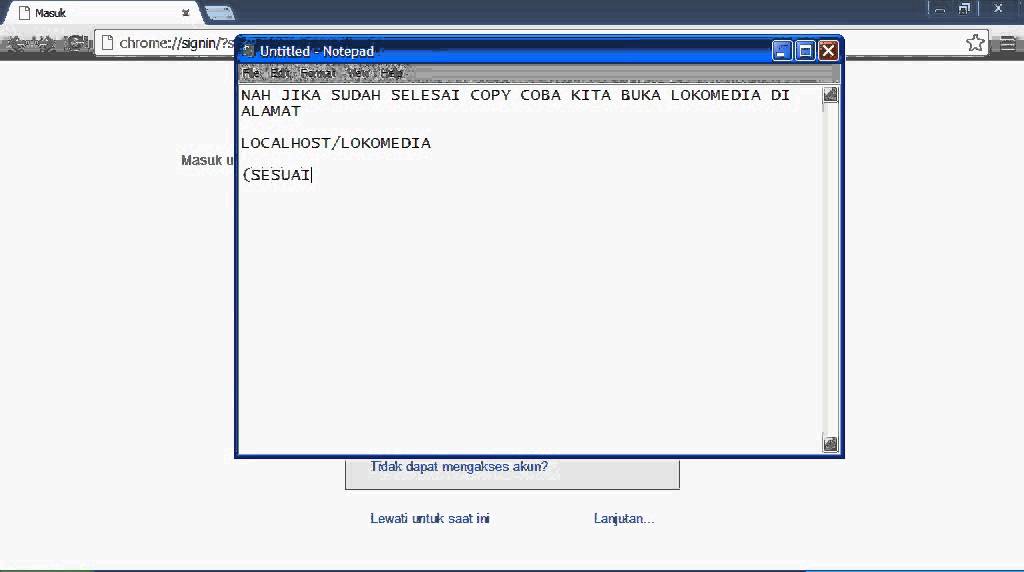 Cara Install CMS Lokomedia di XAMPP - YouTube