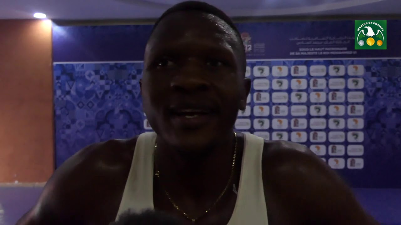 Mosito Lehata is expecting a good result in the men's 100m in Rabat ...