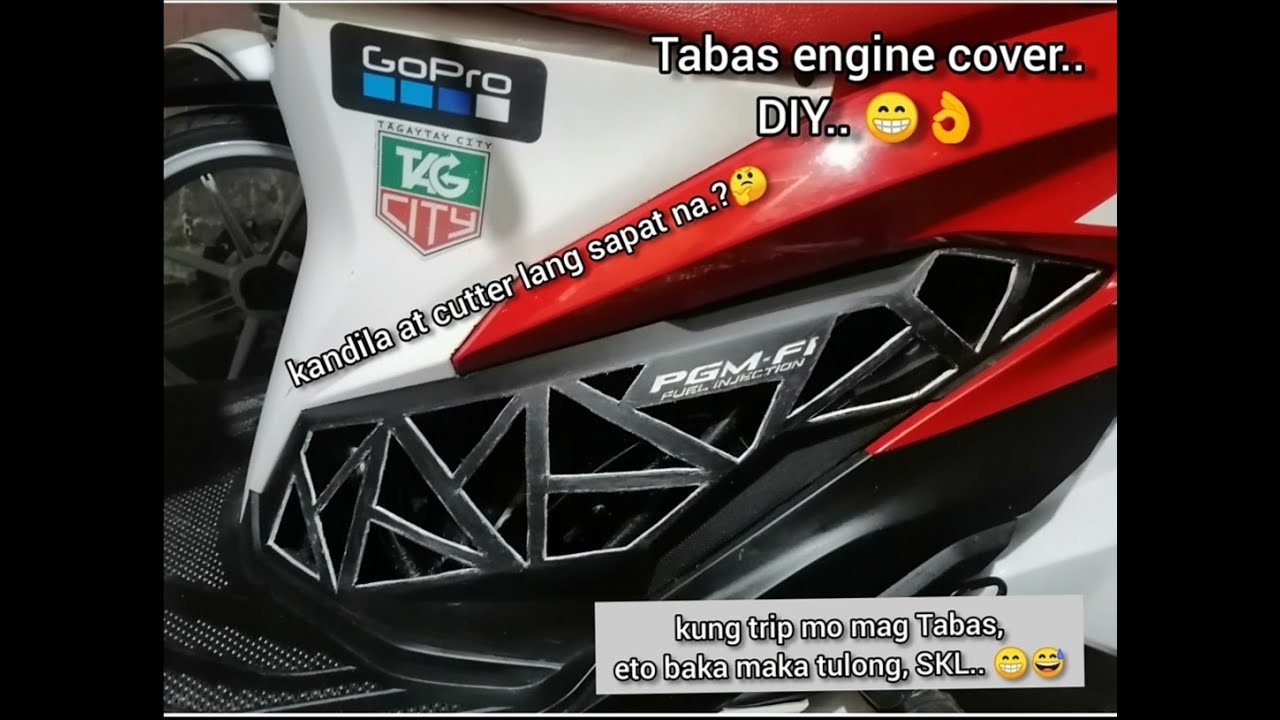 "TABAS" Click 125 Engine cover.. "DIY" Vlog#6 - YouTube