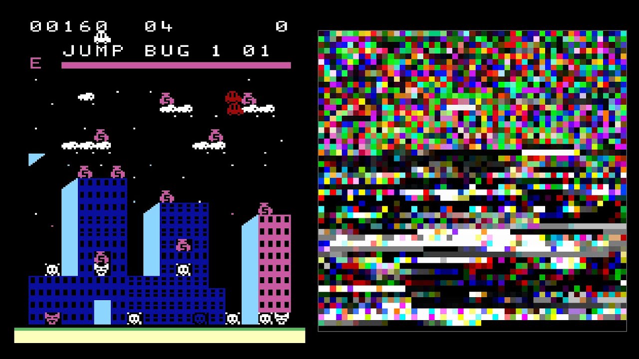 How do the RAW data of a Jump Bug Arcadia 2001 game ROM file sound ...