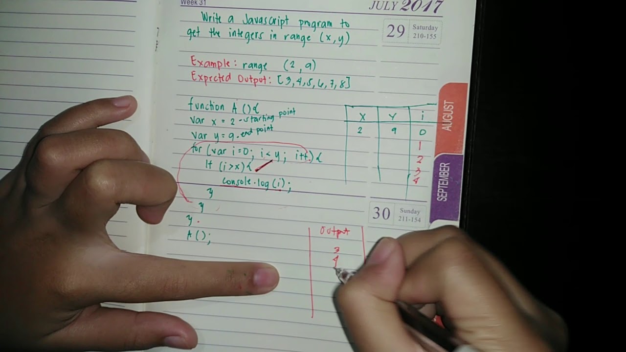 JavaScript Program To Get The Integers In Range x y YouTube JavaScript Program To Get The Integers In Range x y YouTube
