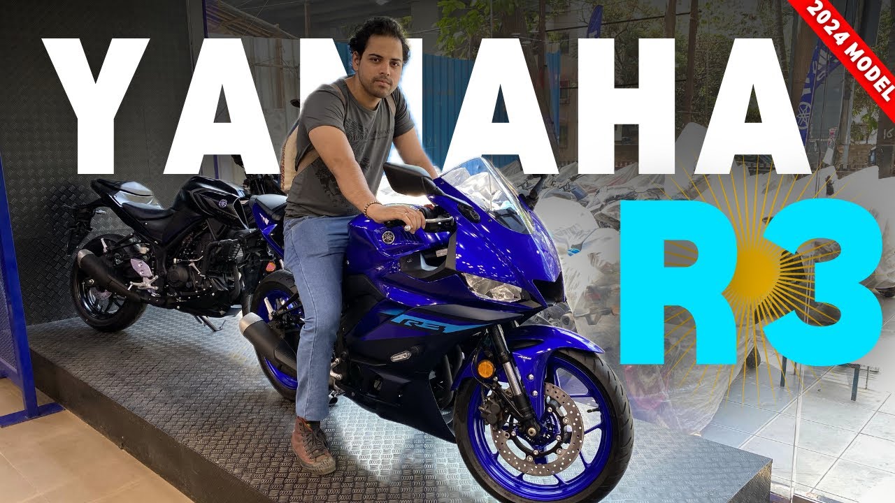 Yamaha R3 🔥 Icon Blue | Full Detailed Review and Features | 2024 Model ...