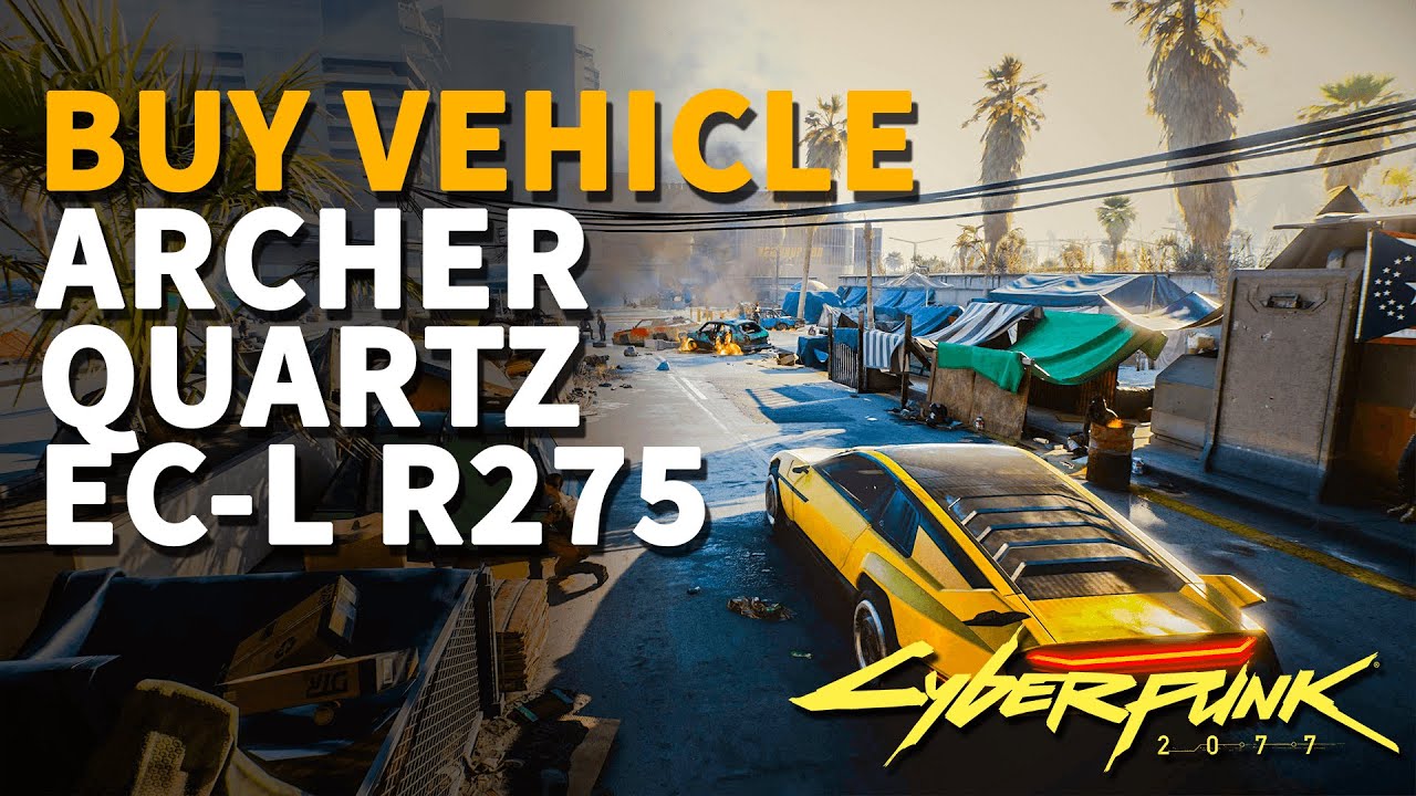 Buy Vehicle Archer Quartz EC-L R275 Cyberpunk 2077 - YouTube