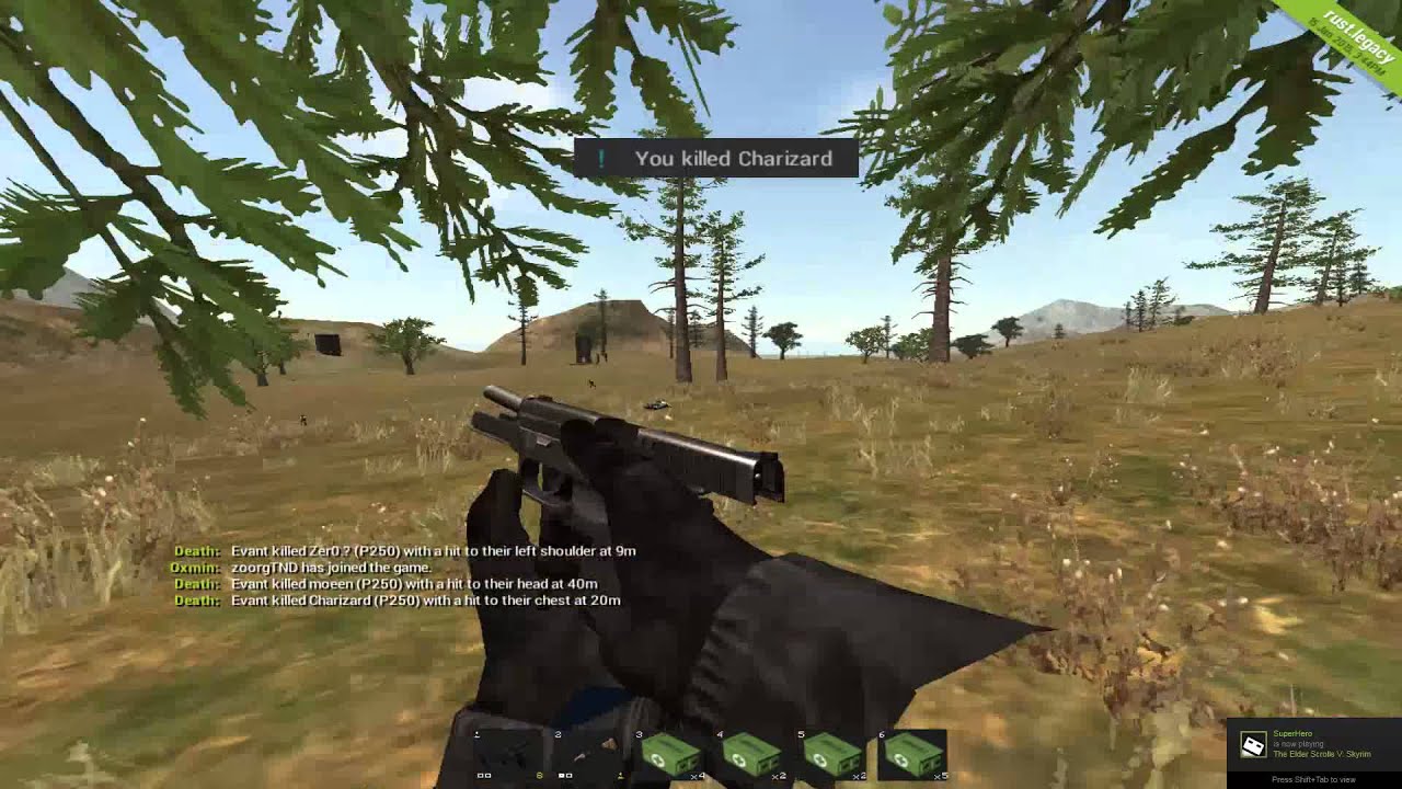 [RUST] A few headshots on the P250 server - YouTube