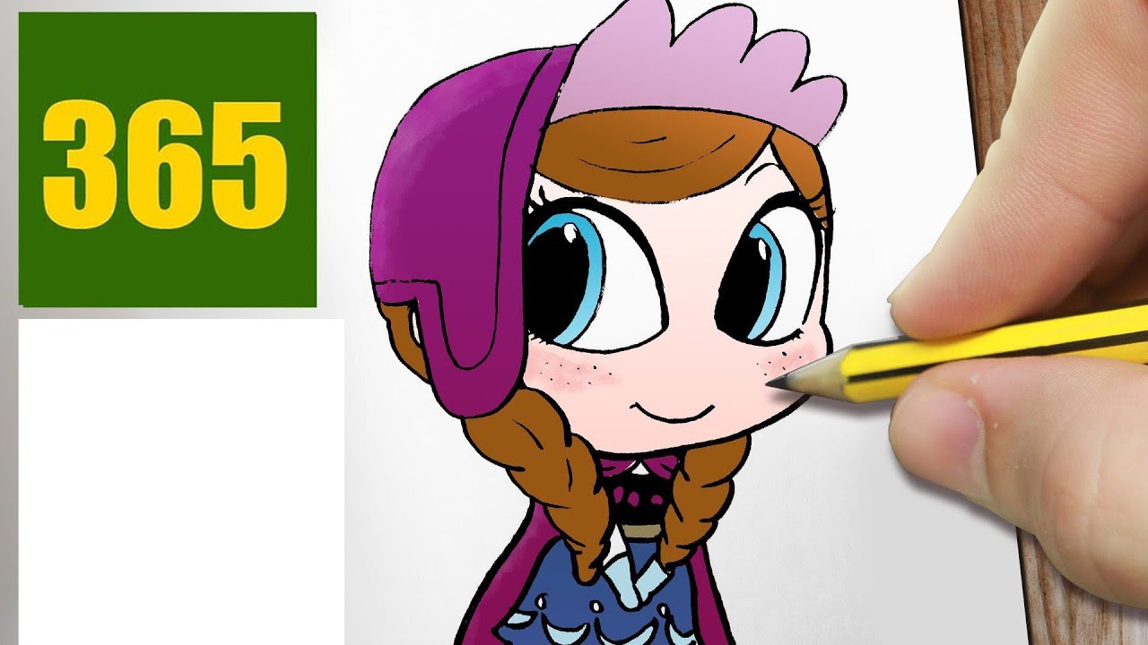 HOW TO DRAW A ANNA CUTE - YouTube