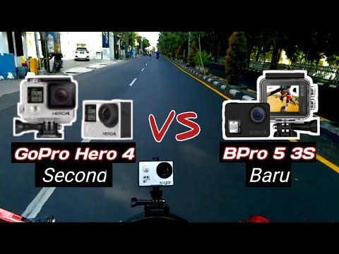 GoPro Hero 4 Second vs BPRO 5 MARK 3S Baru - YouTube