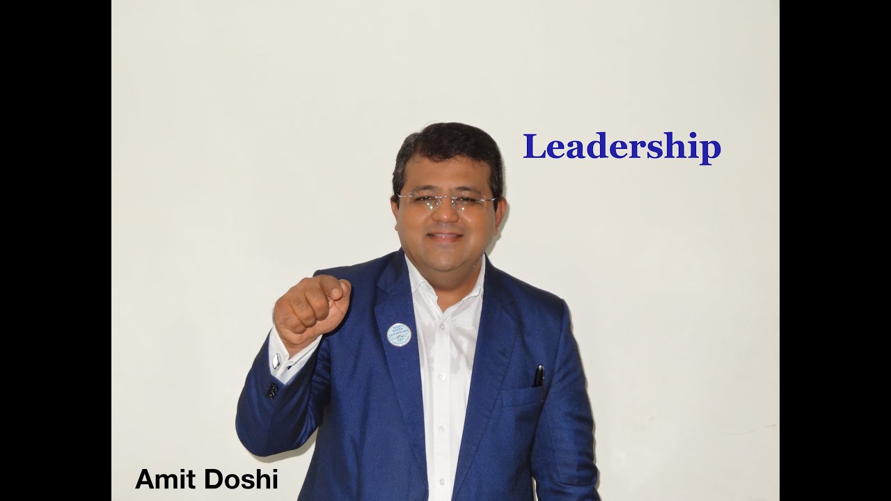 Leadership | English | Amit Doshi | - YouTube